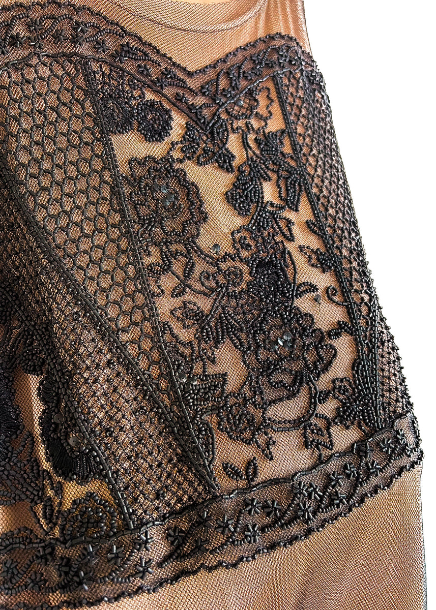 Christian Dior SS06 Nude Mesh Embroidered Slip Dress – Boutique LUC.S